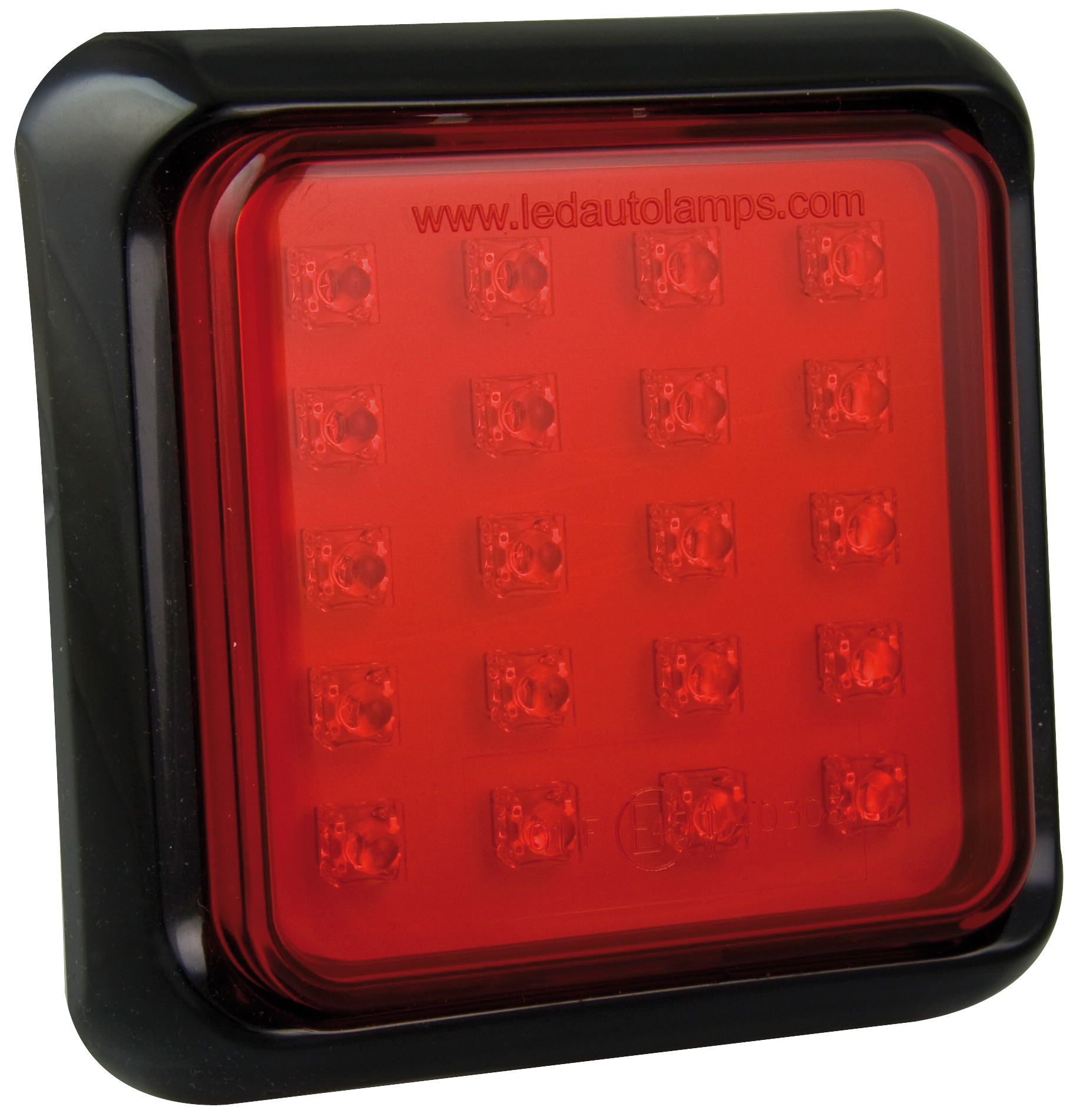 Square Fog Lamp - Black Bracket - TTC