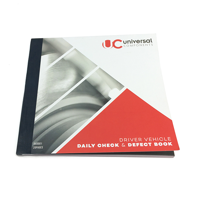20 PAGE DRIVER DEFECT BOOK (NUMBERED) - TTC